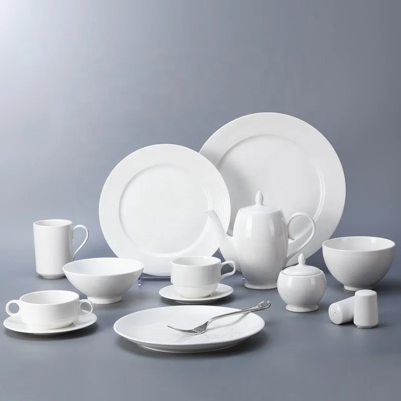 Hot Sale Hotel And Restaurant Porcelain Tableware Set - Buy Hotel ...
