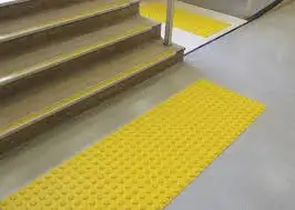 Safety PVC Rubber Tactile Tiles for Blind Tactile Paving