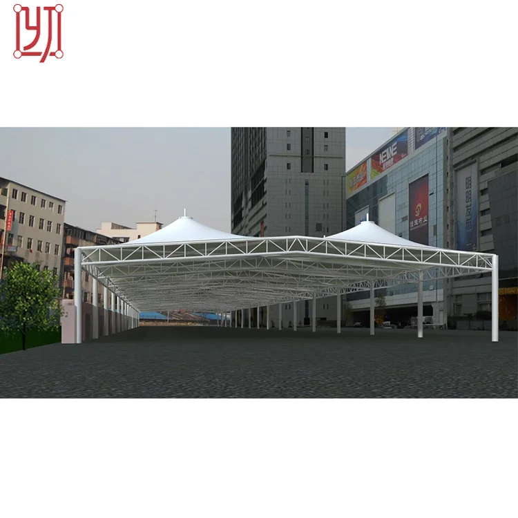 Hotsale Gym Tensile Fabric Grandstand Bleacher Architectural Membrane Structure Canopy ...