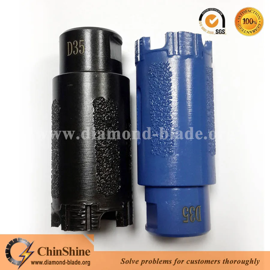 35mm Dry Drilling Hard And Soft Granite Marble M14 Diamond Core ...