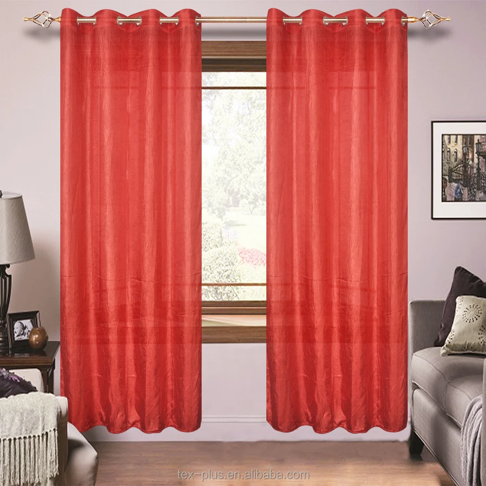 Factory Price Sewing Sheer Polyester Window Curtain - Buy Polyester ...