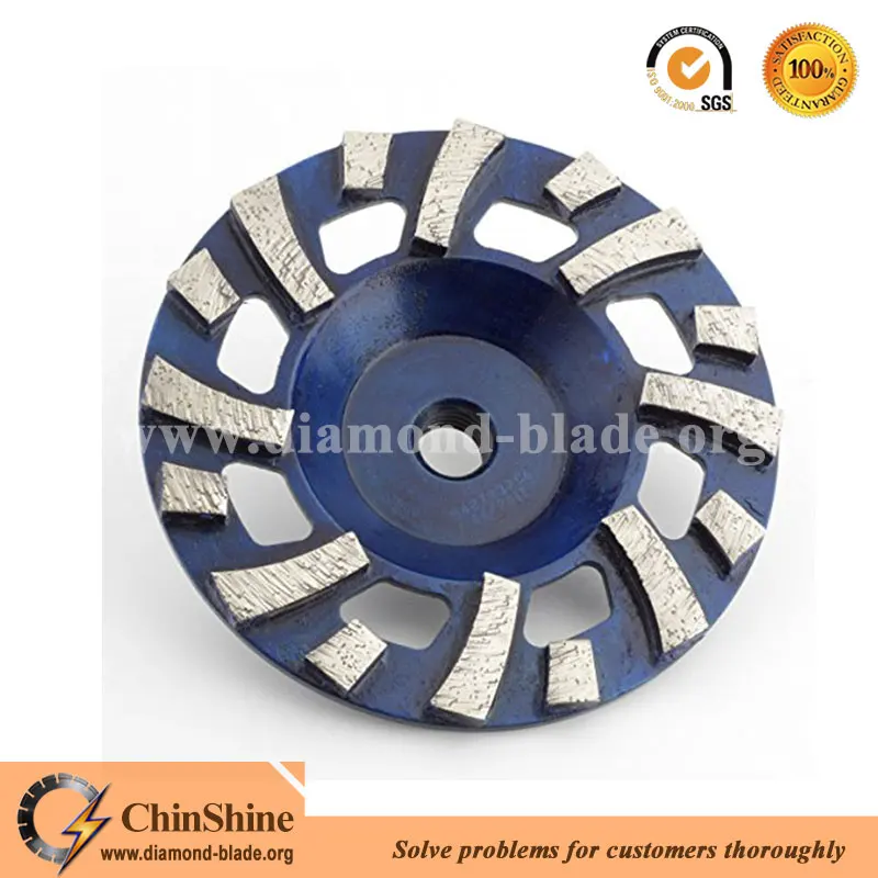 7 Inch 9 Short 9 Long Super Turbo Diamond Grinding Cup Wheel for Concrete