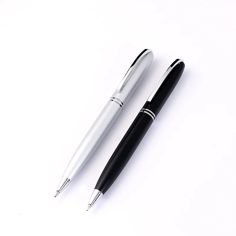 Alibaba.com: Super Smooth Curve Twist Lacquered Metal Matte Silver Pen ...