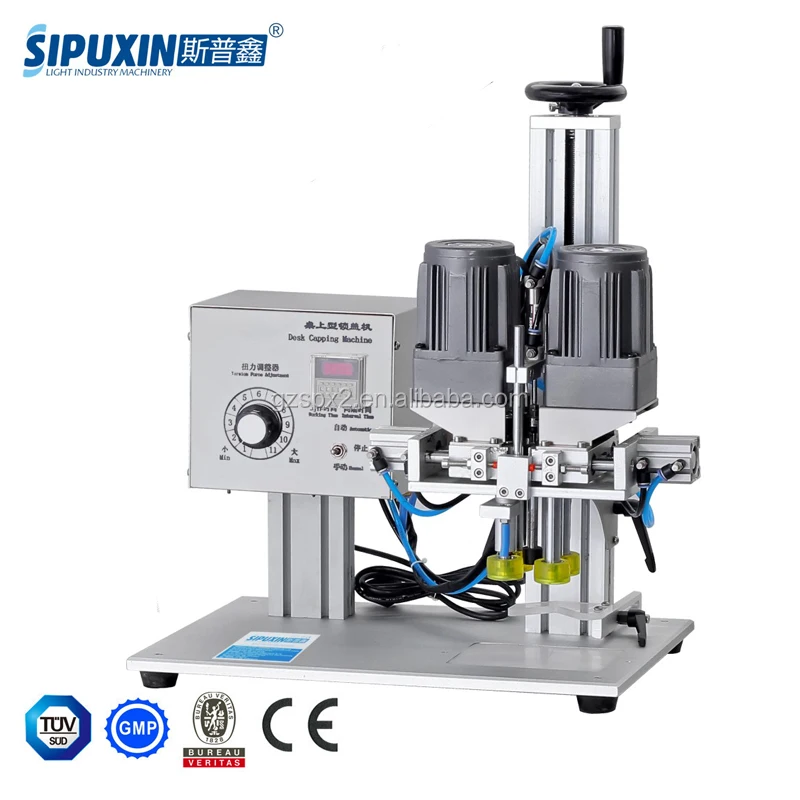 Semi-automatic Plastic Bottle Capping Machine - Easy & Efficient