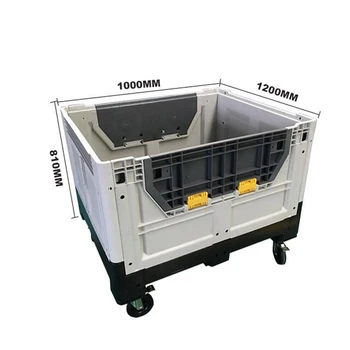 Heavy Duty Hdpe Folding Plastic Pallet Box For Turnover Clothes - Buy ...