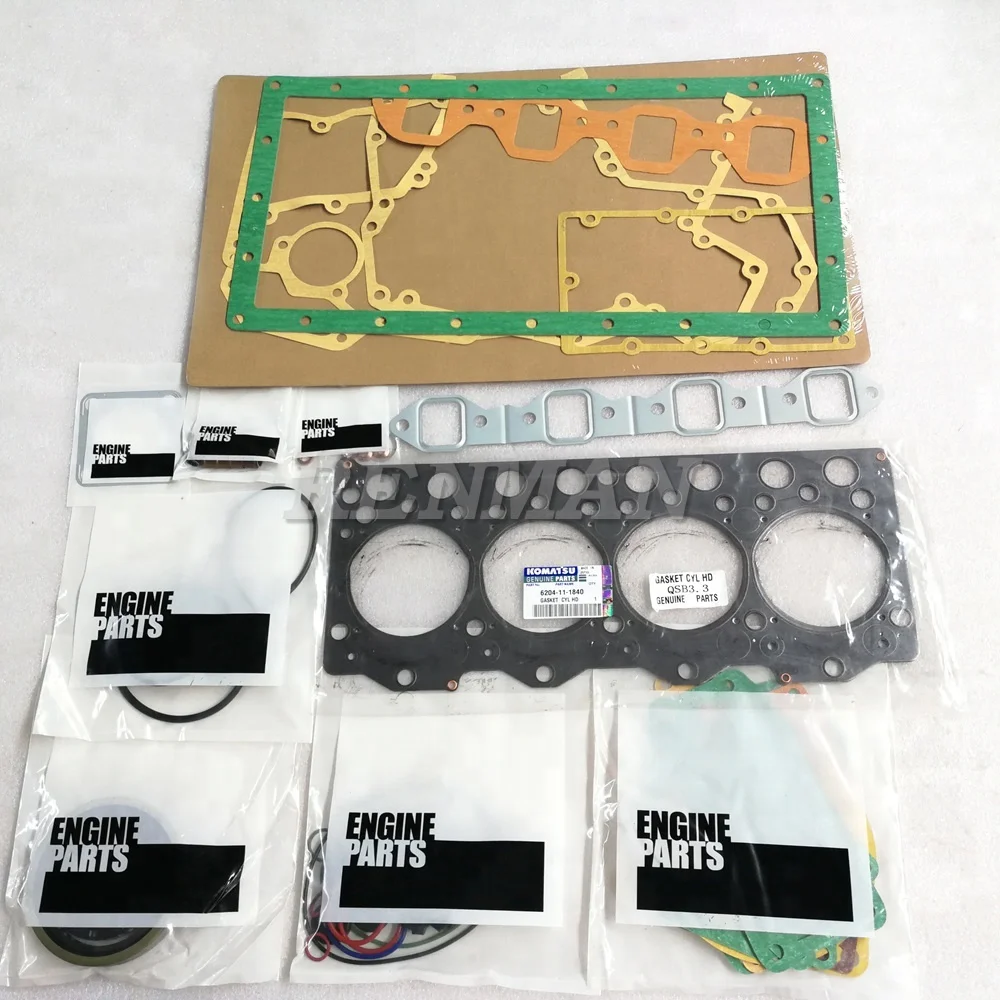 Cummins Diesel Engine B3.3 Full Gasket Kit 3800939 4955996 Repair Kit ...