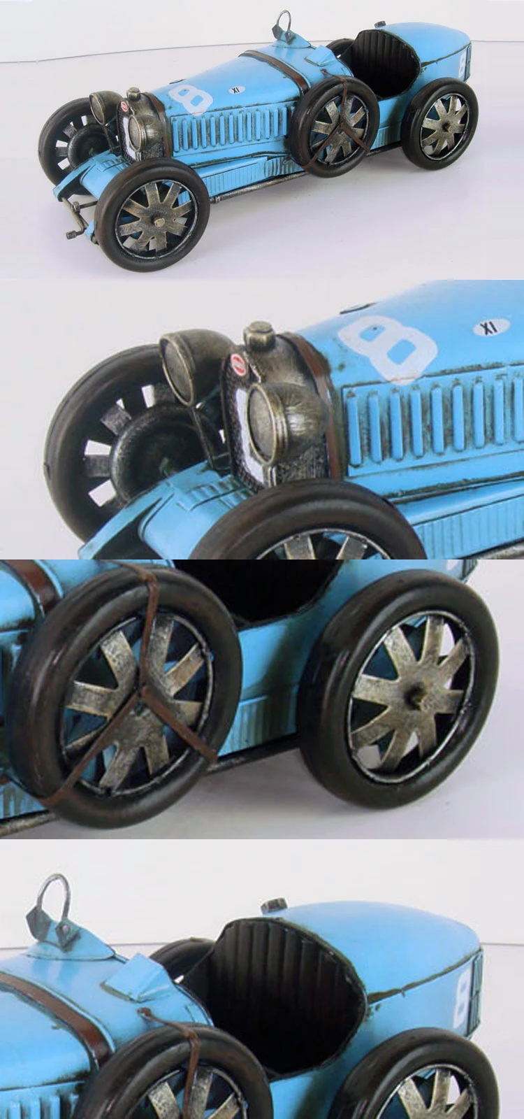 Handmade Antique Racing Model Car For Decor Birthday Gift - Buy Racing ...