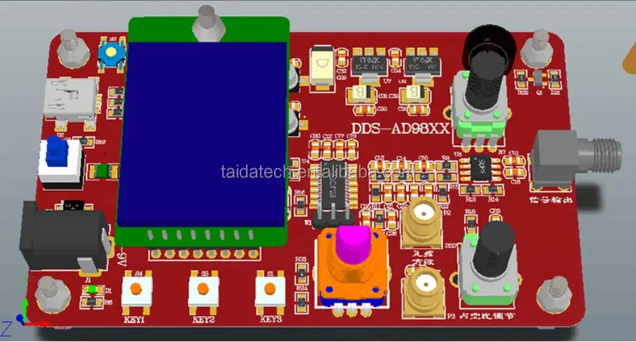Taidacent AD9851 DDS模块可编程功能发生器数字频率合成器兼容9850频率扫描| Alibaba.com