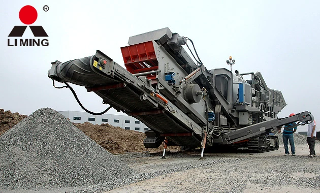 Crawler Type Granite Limestone Mobile Crushing & Screening Plant ...