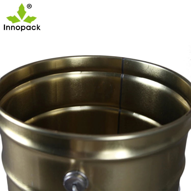 5 Gallon 20 L Metal Thick Wall Ring Lock Coating Can With Metal Handle ...