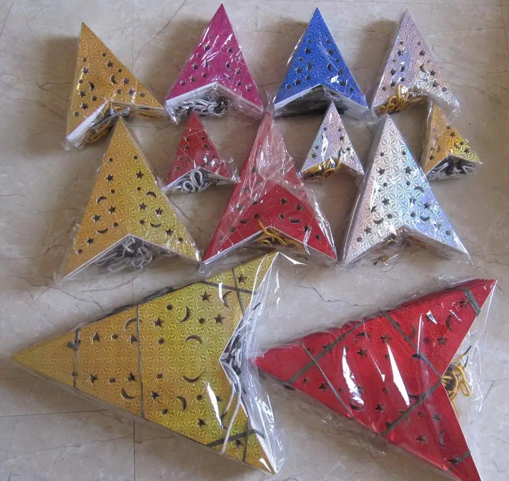 30cm Laser Chinese Paper Star Lantern Hanging Star Decoration - Buy ...