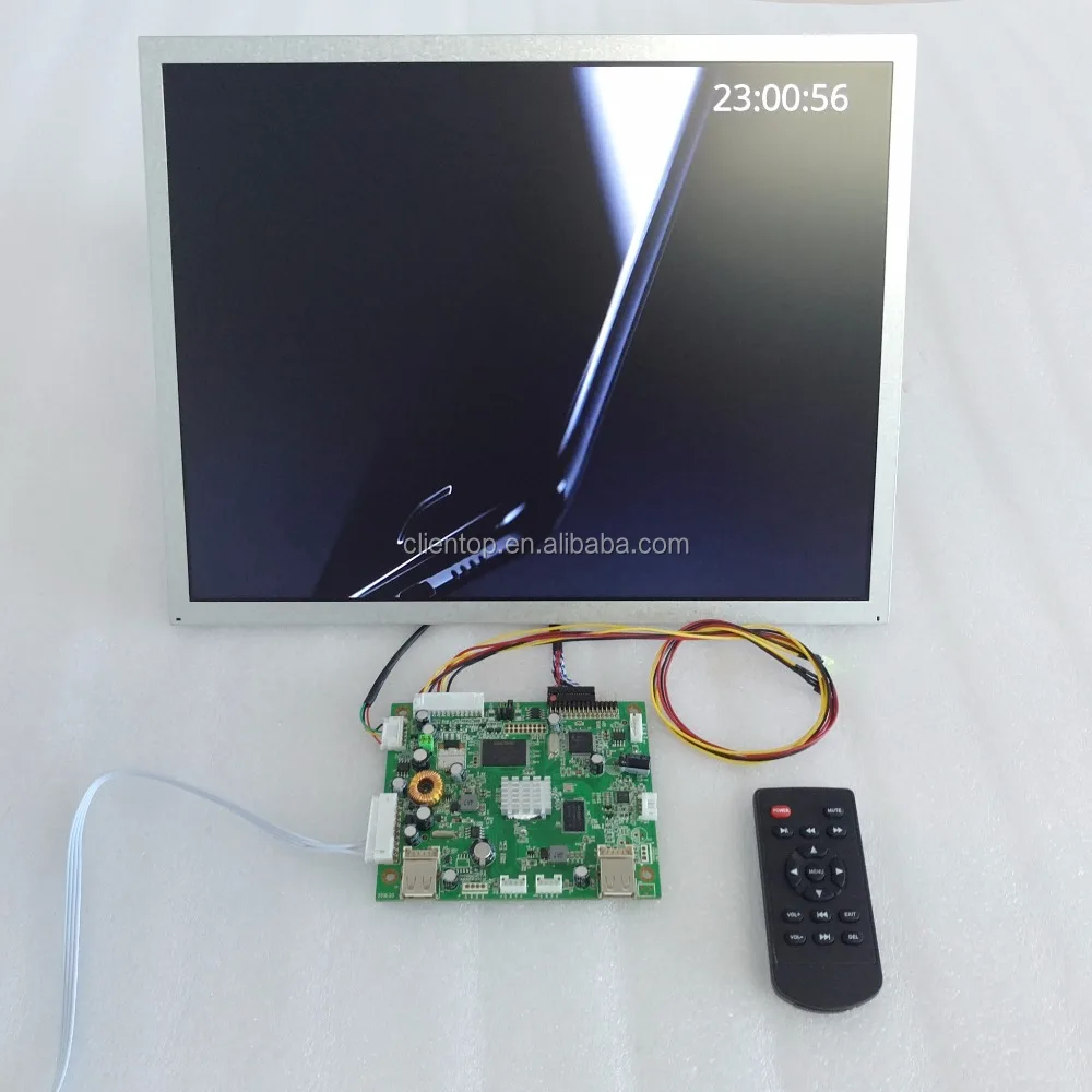 Universal LCD lvds Controller USB pcb main board G150XTN06 Lcd panel ...