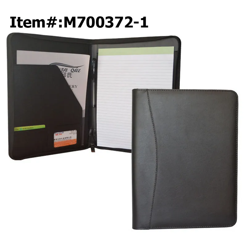 Modernqiu Unisex High Quality A4 Size PU Leather Portfolio