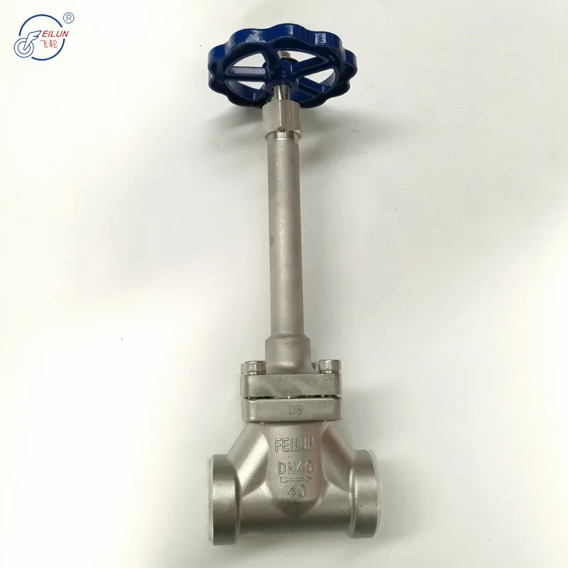 DJ-20D 40D Cryogenic Long Stem Globe Valve for LN2 Tanks