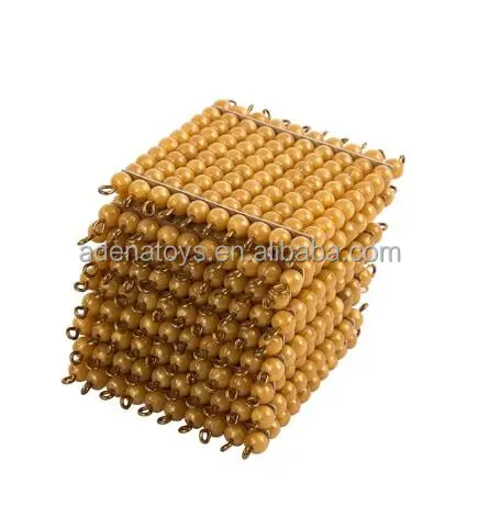 Montessori Beads-9 Golden Bead Hundred Squares C155 - Buy Montessori ...