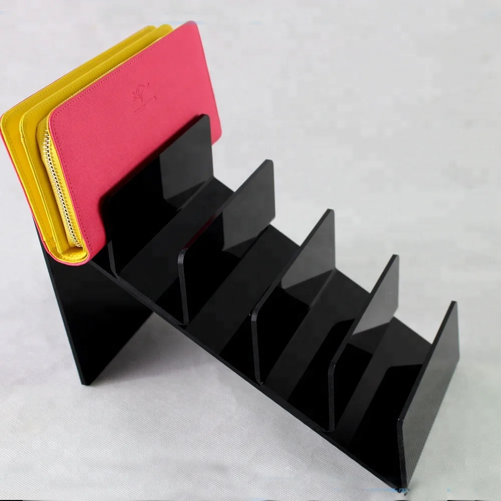 3 Tier Wallet Display Rack for Slatwall - Stylish & Customizable