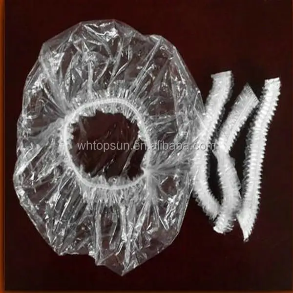 Custom Disposable Hotel Shower Cap Pe Bath Cap Packed In Paper Box ...