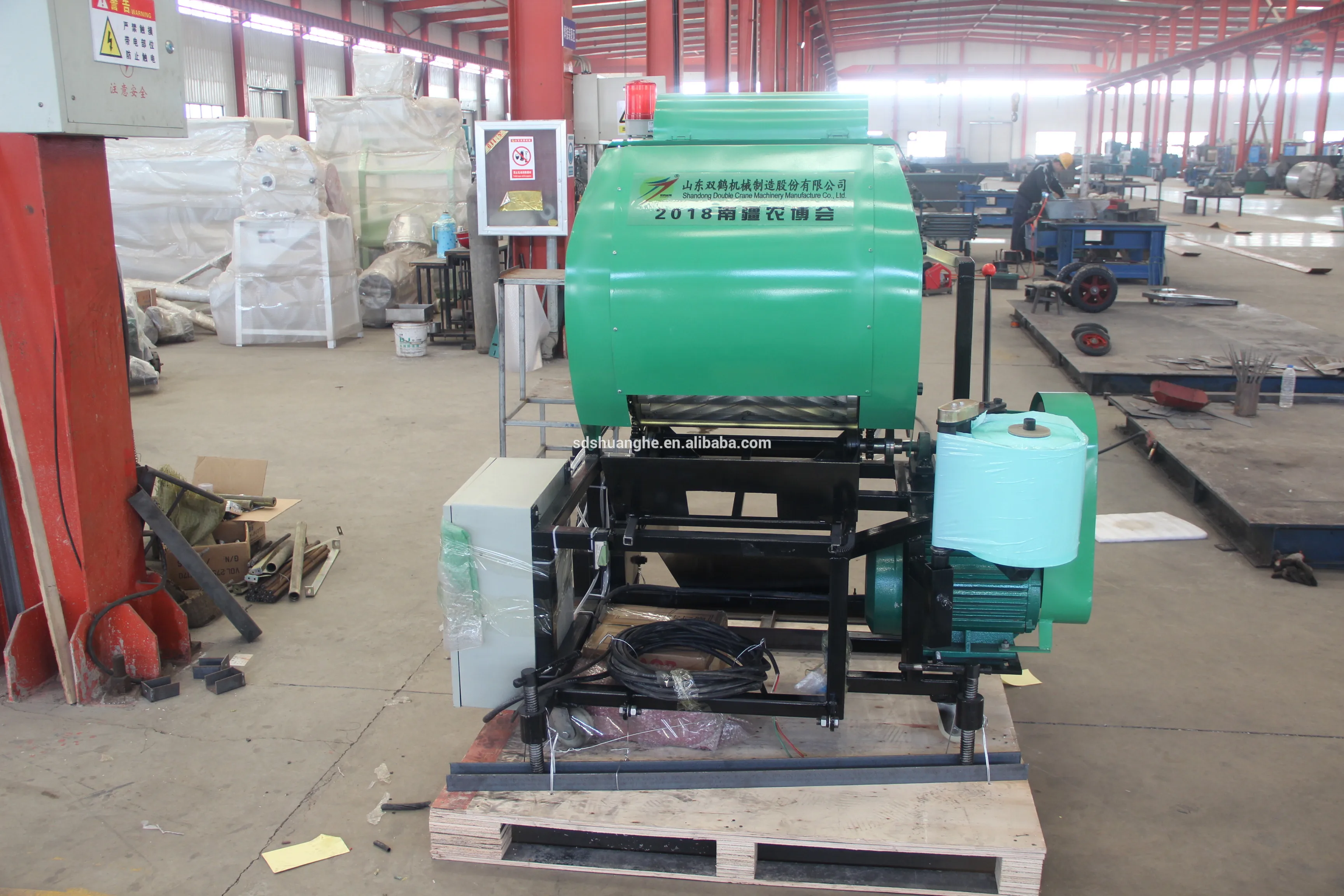 Grass Silage Baler Packing Machine,Silage Rice Straw Round Bundling ...