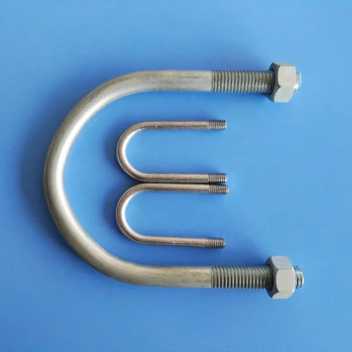 High Quality Mild Steel U Bolt Assemblies Zinc Plated - Buy U Bolt ...