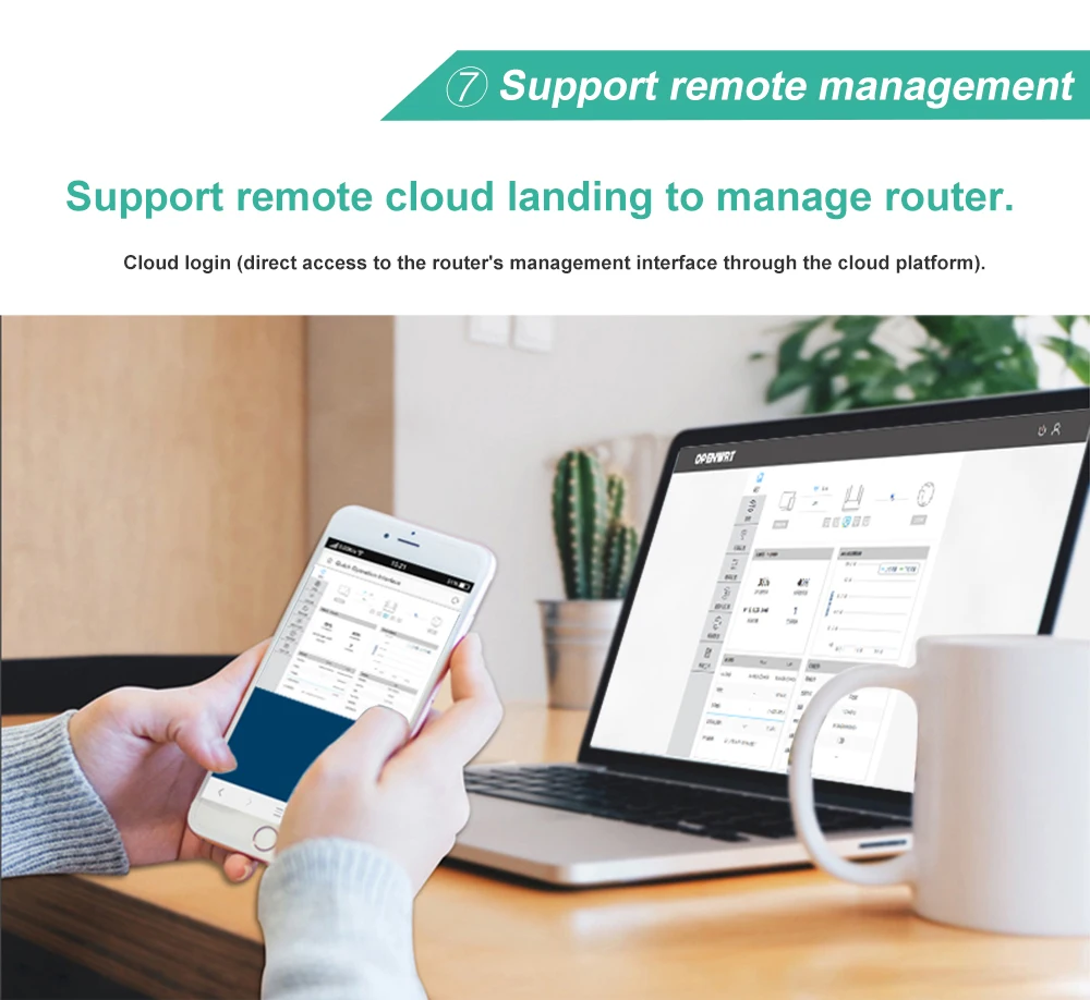 Gigabit Dual Band LTE 4G WiFi Router with SIM Card Slot, ODM