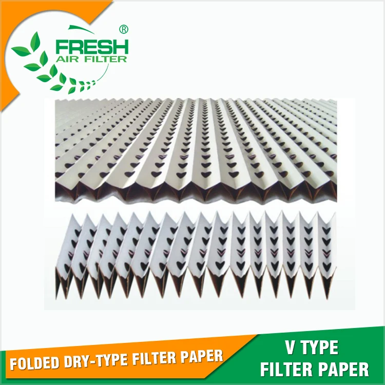 Folded paint spray booth filter media paper (manufacture)| Alibaba.com