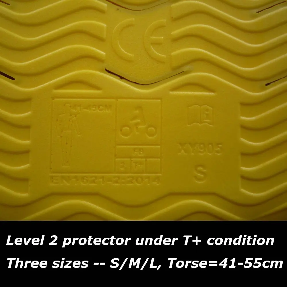 Ce Level 2 En1621-2 Soft Flexible Back Protector Pad Armor Insert - Buy ...