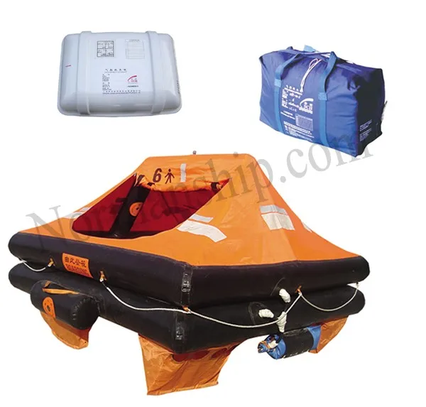ISO965 Yacht Liferaft Marine Life Raft 6 Person Life Raft Boat Liferaft ...