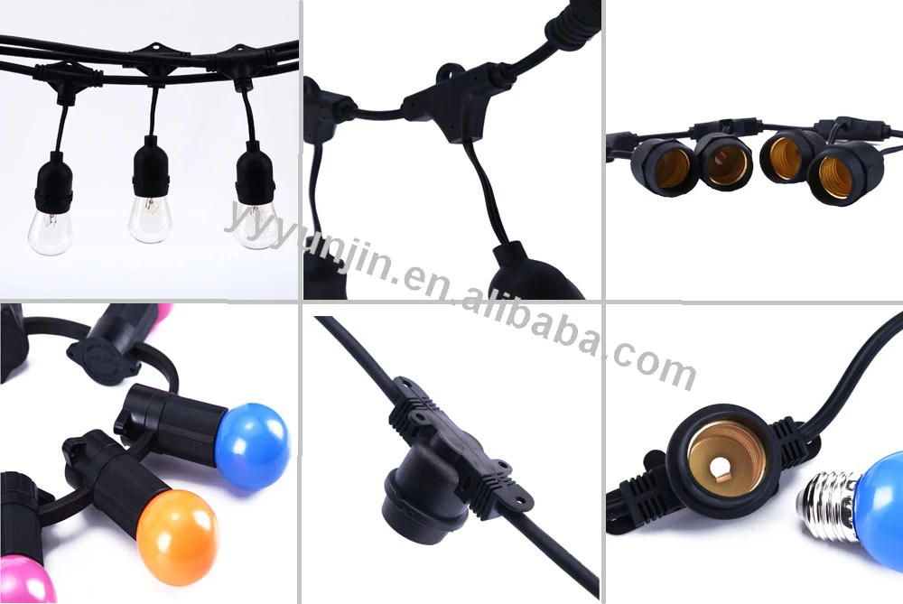 G50 G40 G45 S14 Outdoor String Lights Waterproof Heavy Duty Led String ...