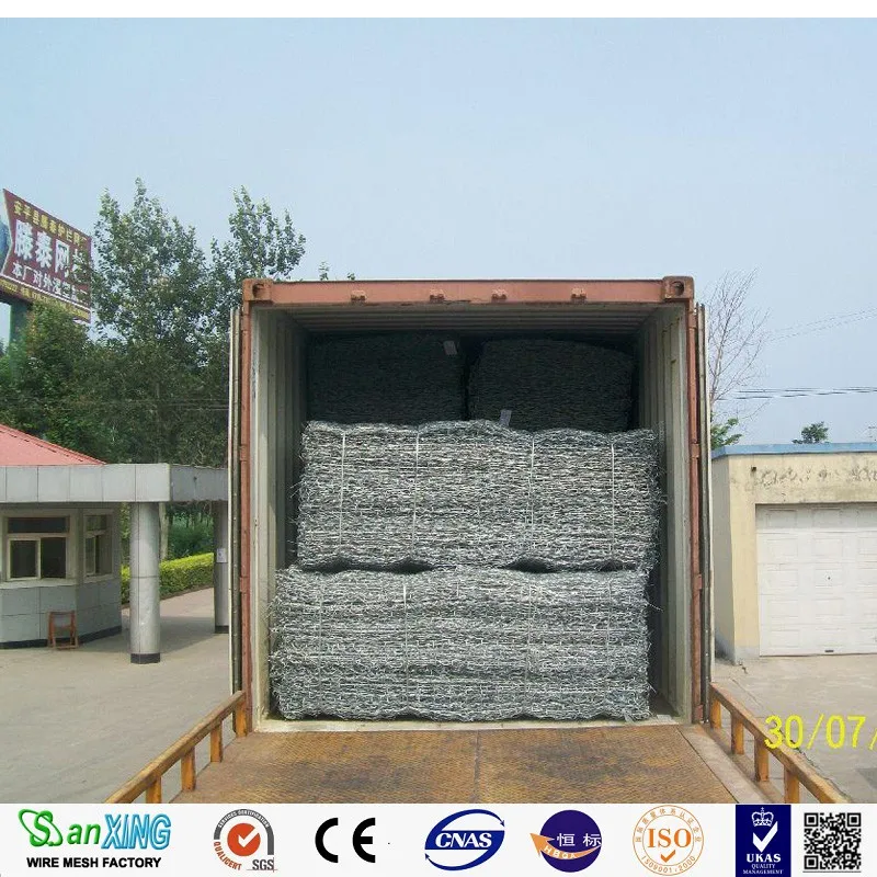 Gabion Box 2x1x1 Welded Gabion For Protection Hot Dipped Galvanized ...