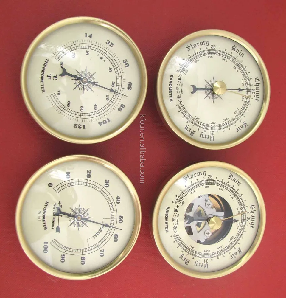 Chinese accurate aneroid barometer for table clock for wooden clock ...