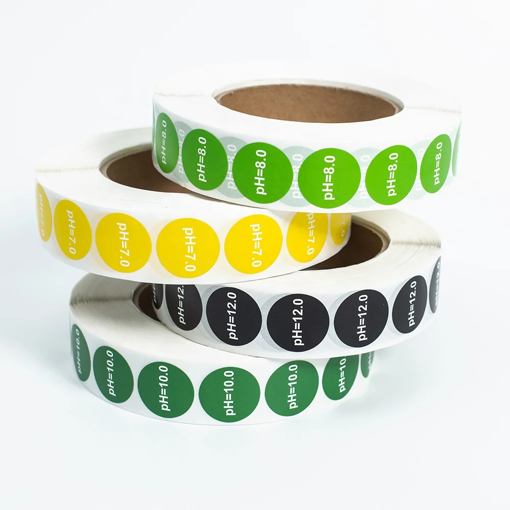 Custom Adhesive Waterproof Packaging Label Personalised Round Roll ...
