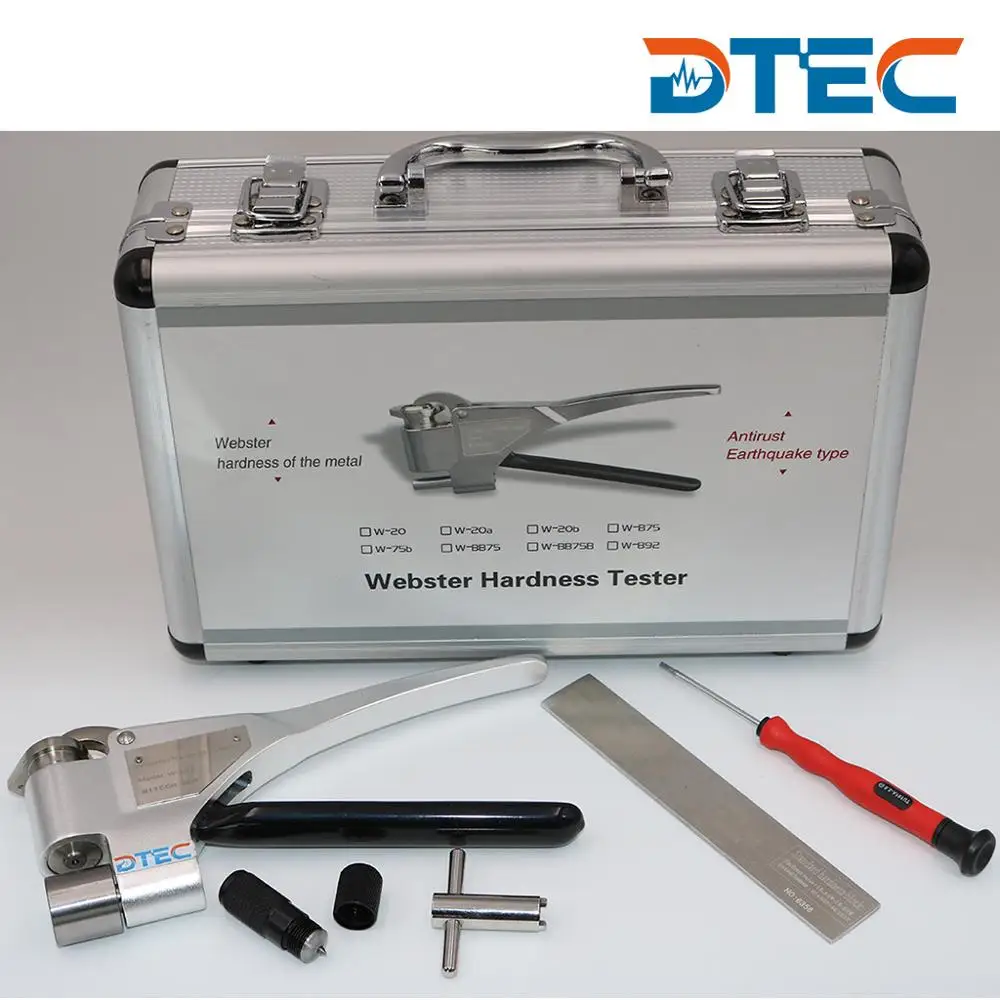 Dtec W-20b Webster Hardness Tester Used For Aluminum Tube With Inner ...