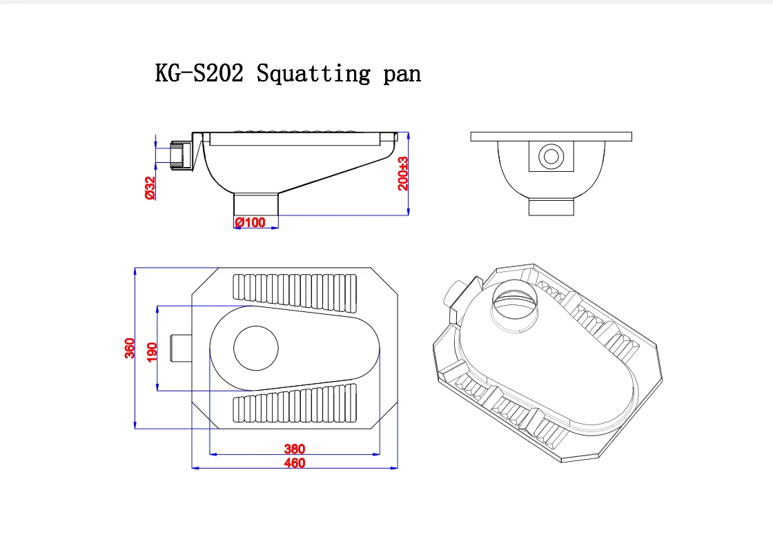 Hot Sale Stainless Steel Wc Squatting Pan - Durable & Modern