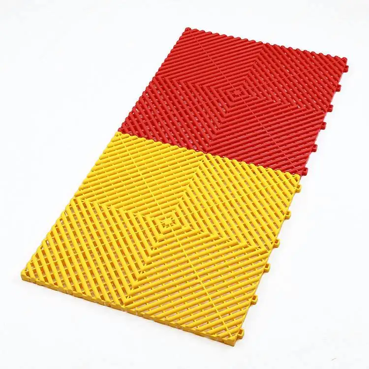 modular interlocking tiles floor garage floor for car showroom floor ...