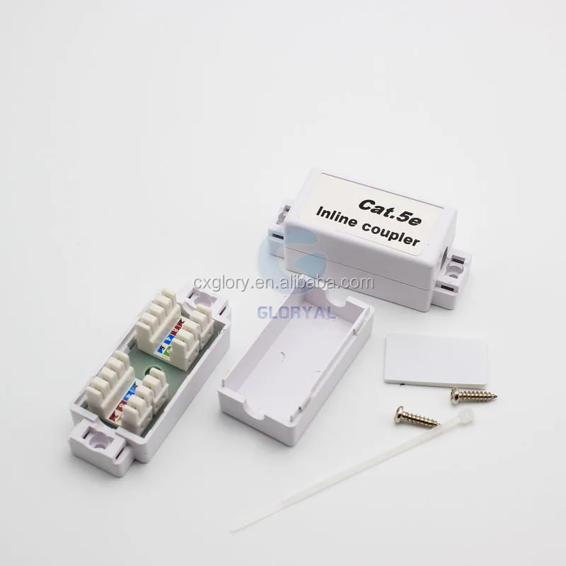 Popular8p8c Utp Rj45 Cat5e Inline Coupler - Buy Rj45 Coupler,Rj45 180 ...