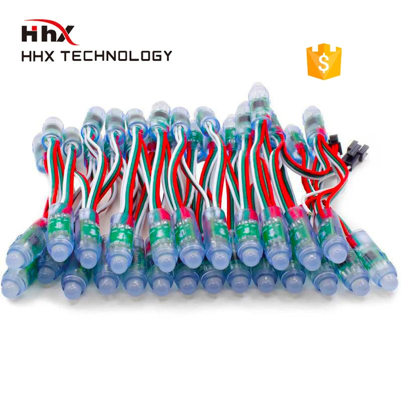 12mm Ws2811 2811 Ic Rgb Wire Cable Led Module String Dc 5v Input Ip68 ...