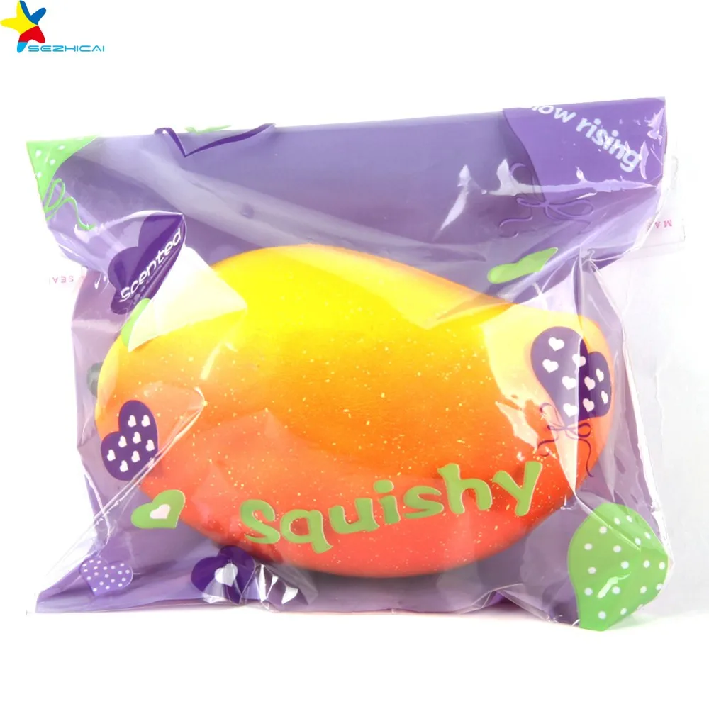 Pu Foam Anti Stress Mango Squishies Slow Rising Mango Squishi Toys ...