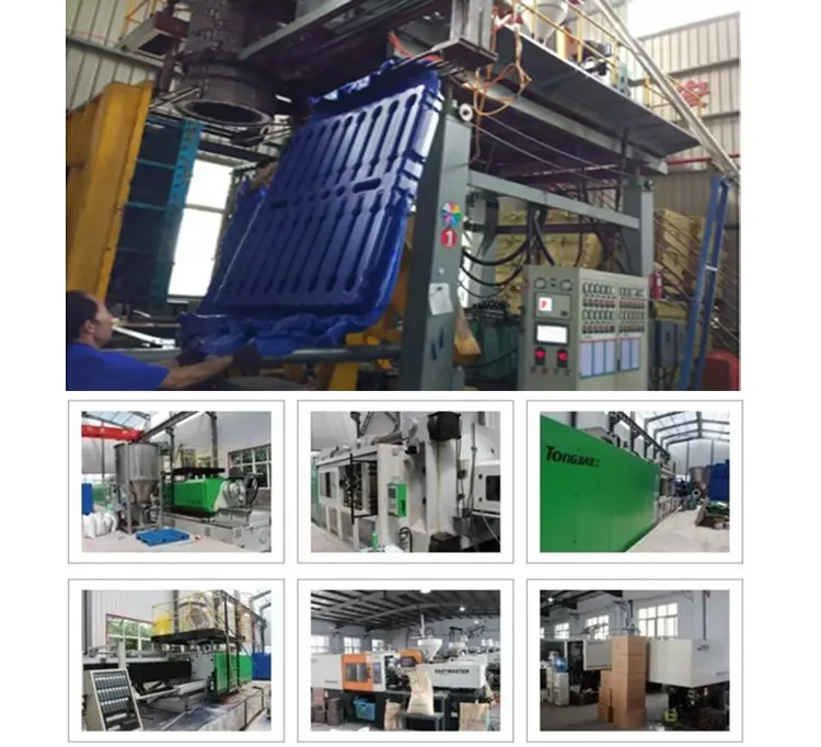 Heavy Duty Reversible Plastic Pallet Double Faced Stackable Warehouse ...