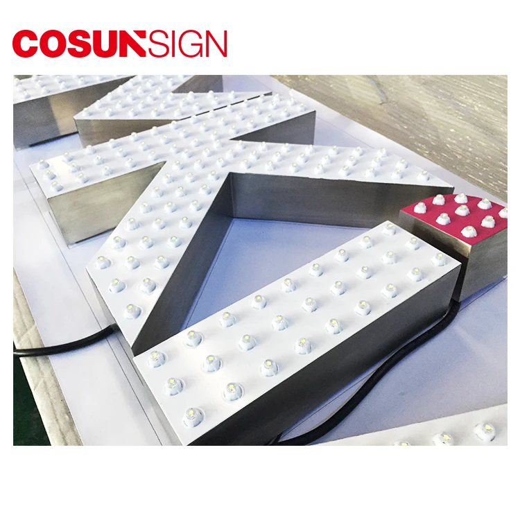 Flip Dot Pierced LED Display - Customizable Electronic Sign