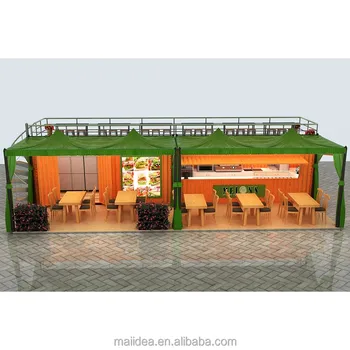 Top Manufacturer 40ft Pop-up Shipping Container Restaurant/mobile ...