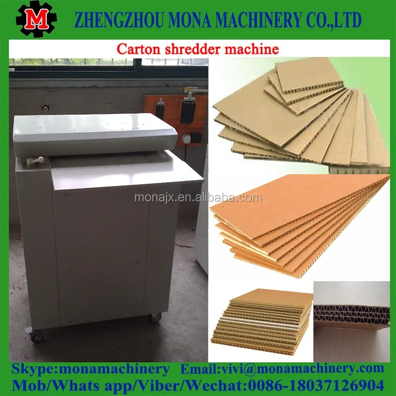 Cardboard Shredder Carton Cutter Waste Paper And Box Perforator Machine ...