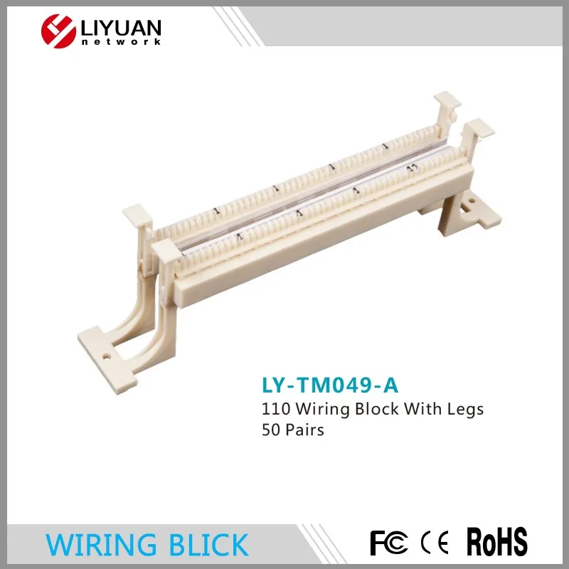 100 Pairs 110 Wiring Block Wiring Terminal Block With Legs 110 Type ...