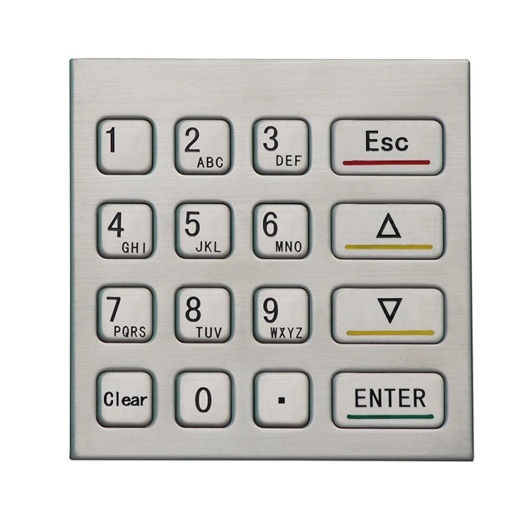 4x4 matrix outdoor pos keypad rs232 encryption keypad| Alibaba.com