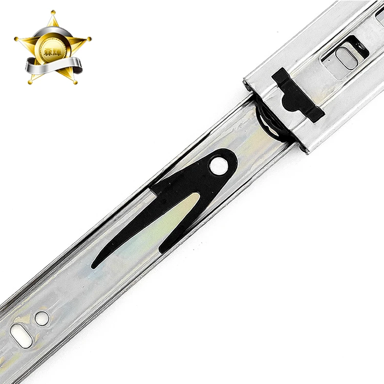 Full Extension Cupboard Cabinet Telescopic Channel Runner 35 Mm 3 Fold ...