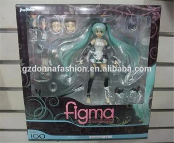 Anime Figma 100 Hatsune Miku Append Figure Action Toy Puppet Doll Box ...