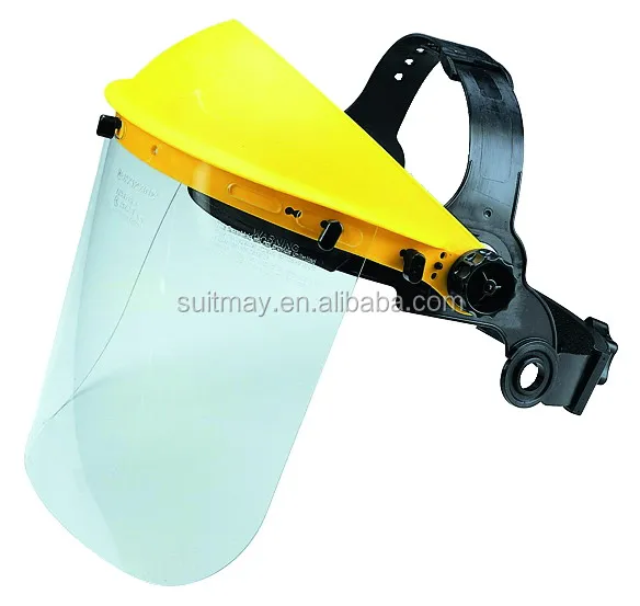 Ce En166 Clear Face Shield Pc Visor Industrial Face Protector - Buy Ce ...