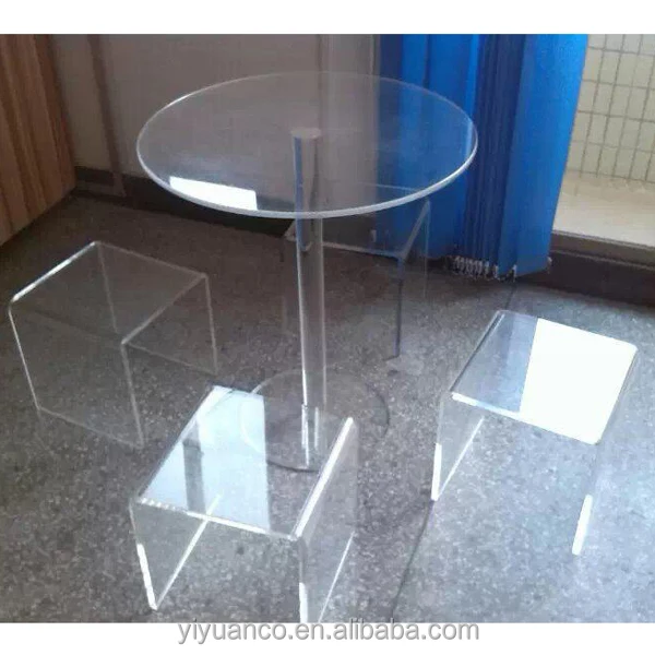 clear acrylic round dining table/acrylic round table top/acrylic round ...