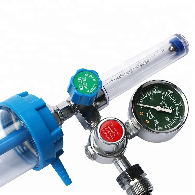 Ce Certificate Medical Oxygen Cylinder Regulator With Flow Meter - Buy ...