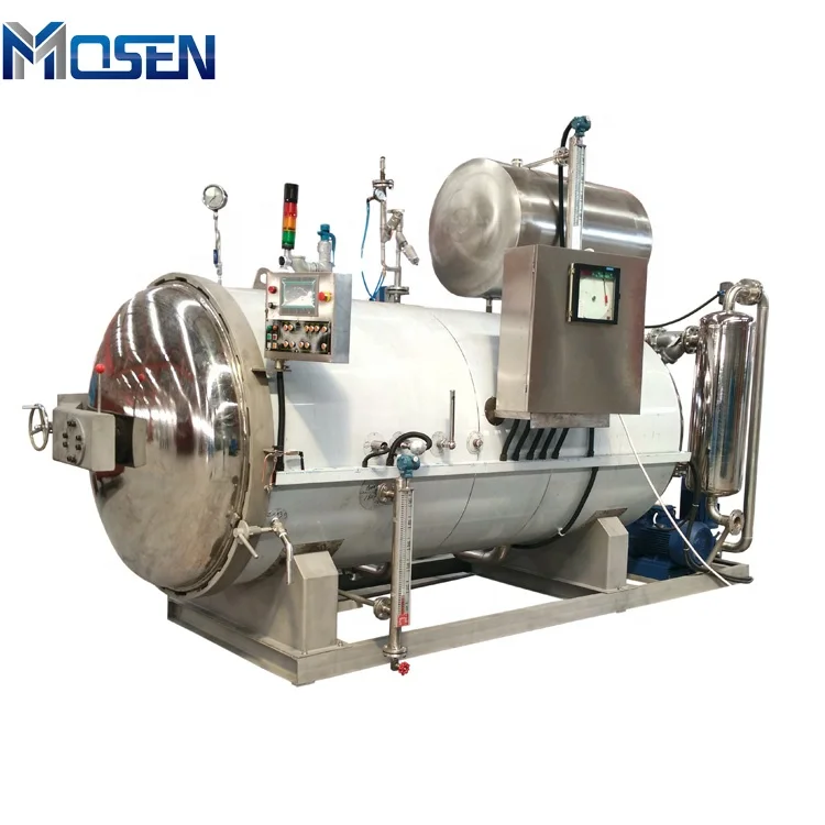 High Efficiency Water Spray Retort Machine for Food Sterilization