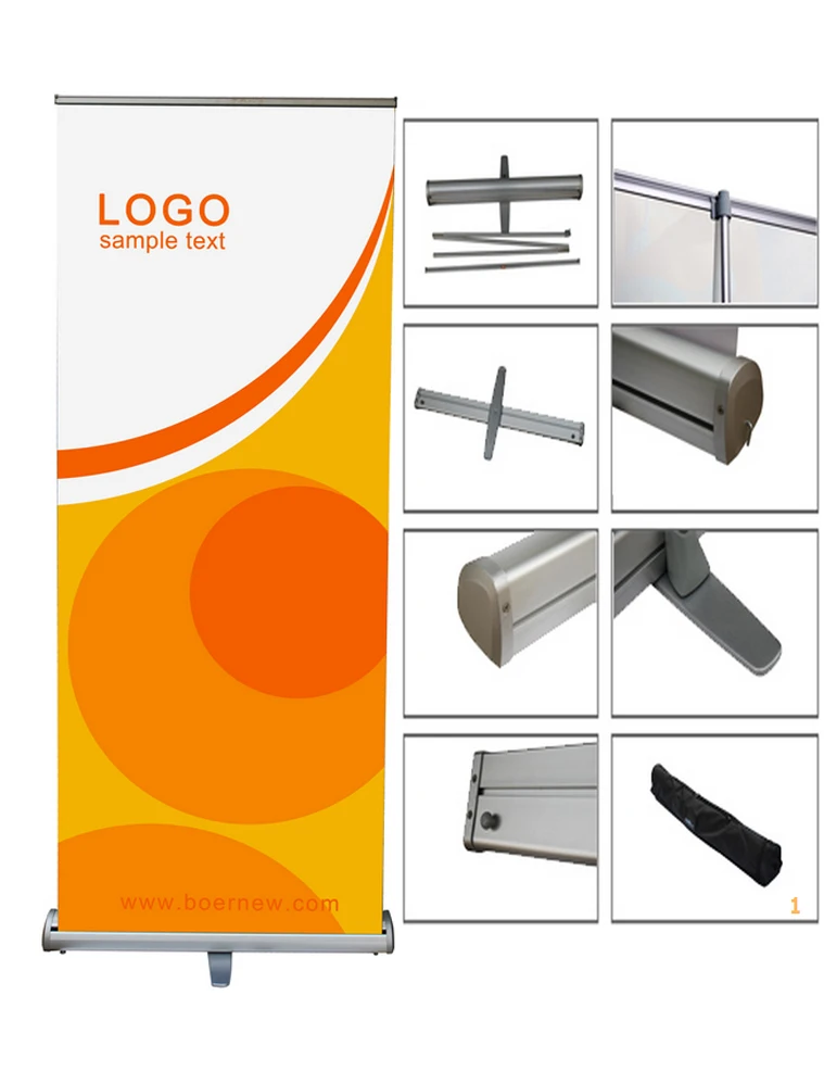 Custom Aluminium High Quality Poster Display Stand Digital Printing ...